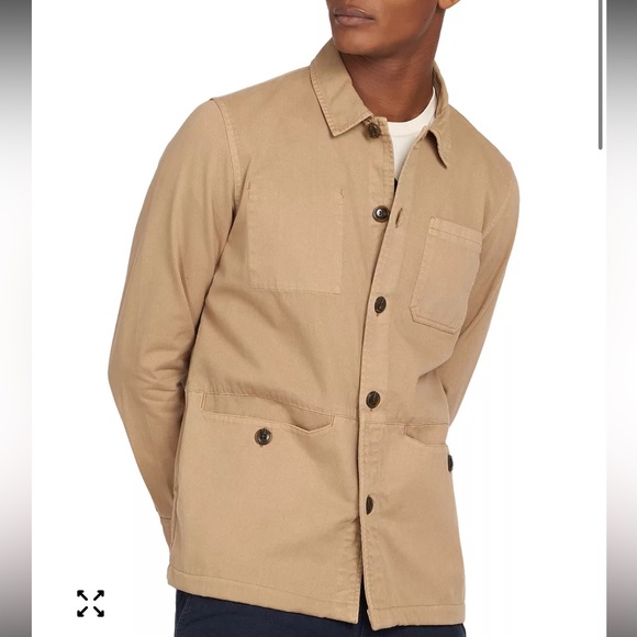 Barbour | Jackets & Coats | Barbour Mens Dene Overshirt Jacket Size ...